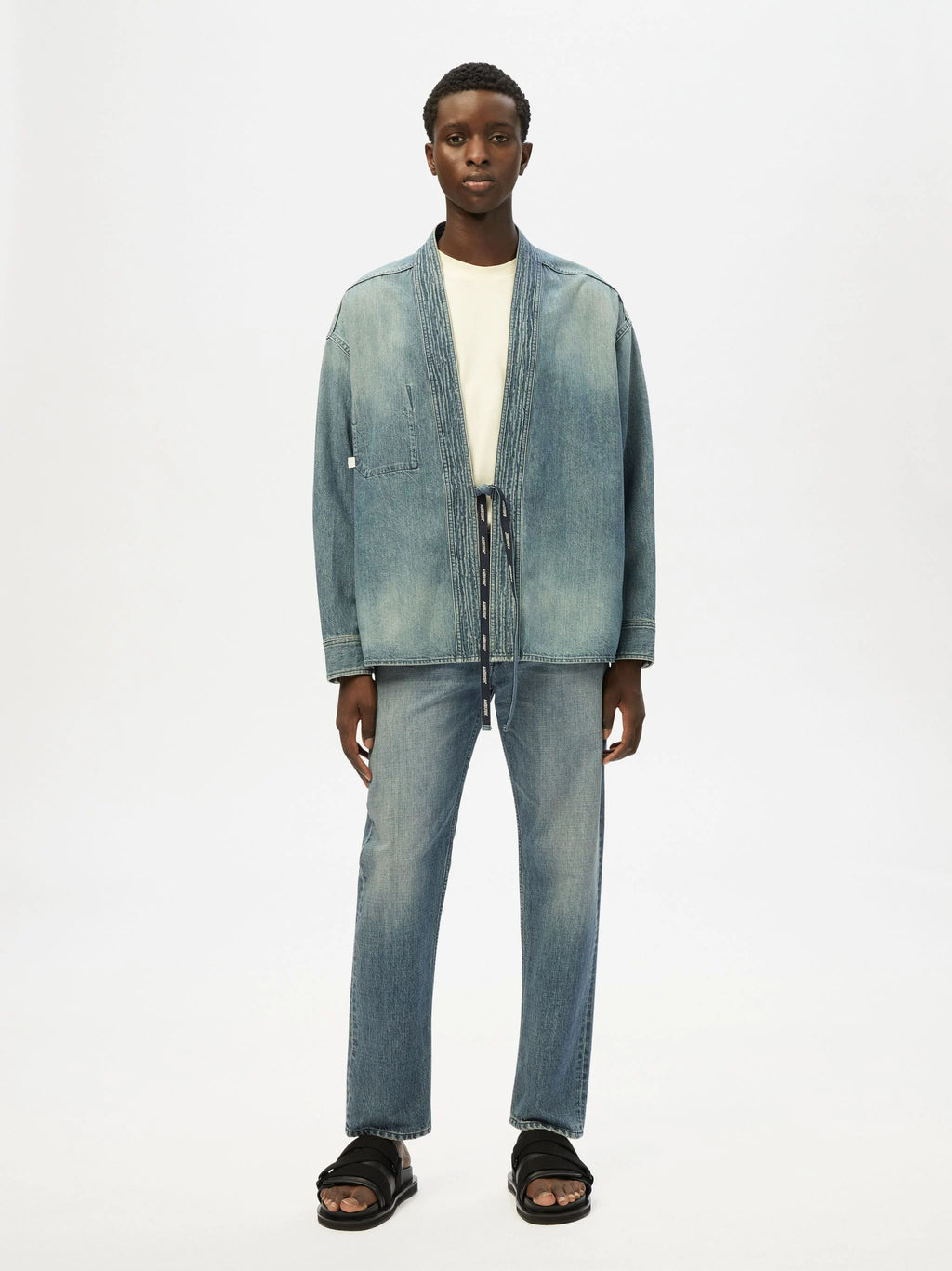 DENIM KIMONO JACKET – TROPHY ROOM STORE